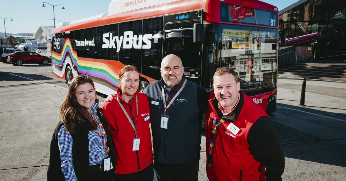 Tasmania’s first ‘Pride Bus’ makes colourful landing | News… | Kinetic