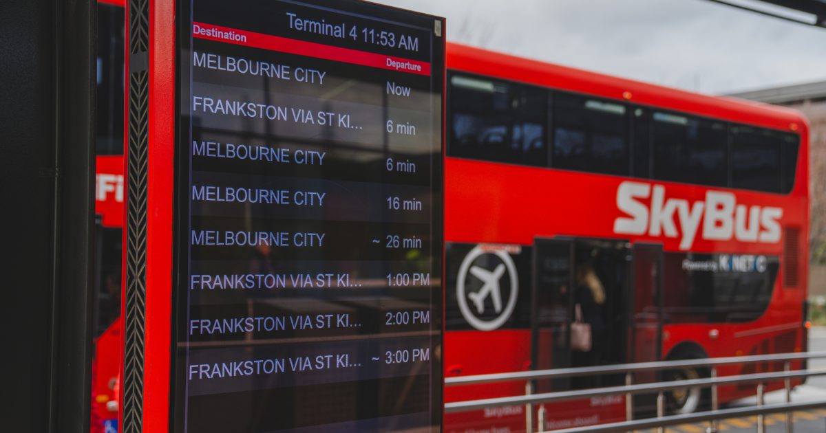 SkyBus enhances Melbourne Airport service with real-time… | Kinetic