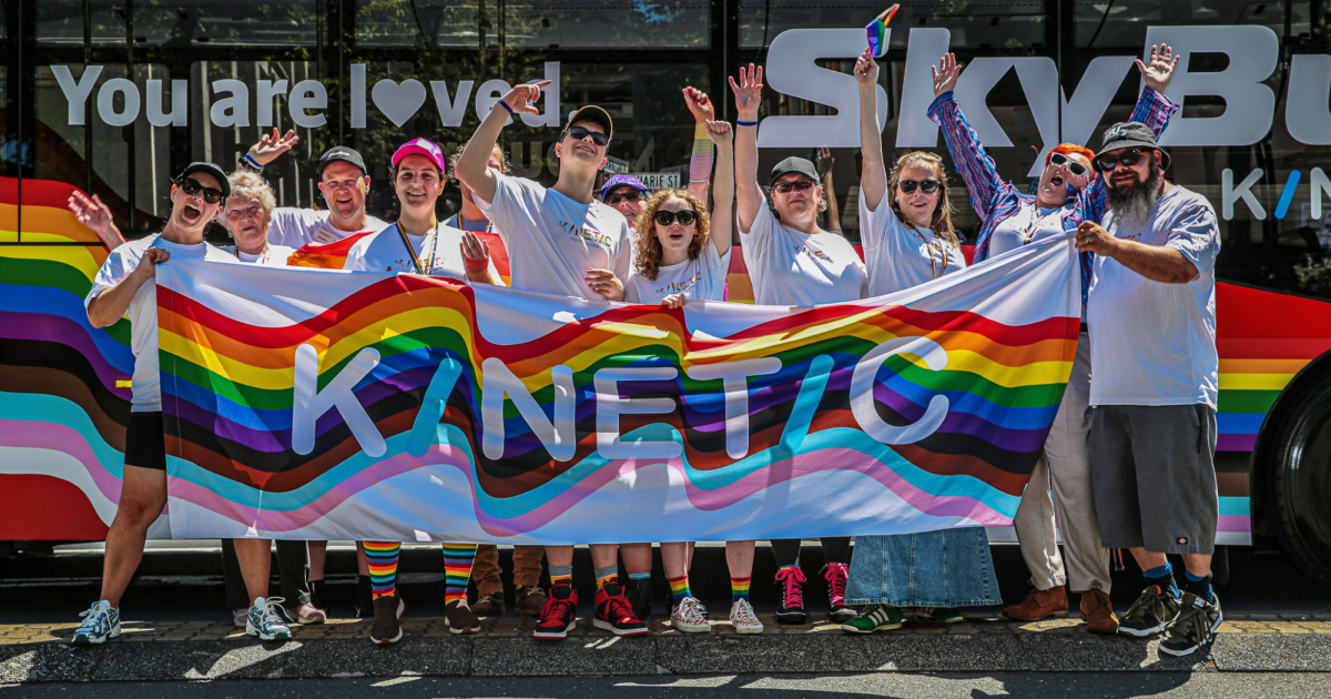 Bus load of pride as Kinetic joins thousands at TasPride… | Kinetic